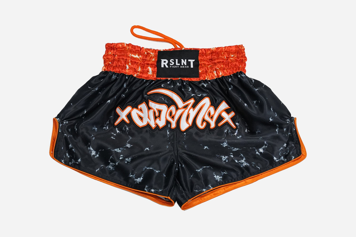 "Cracked Marble" Muay Thai Shorts – RSLNT Fight Wear